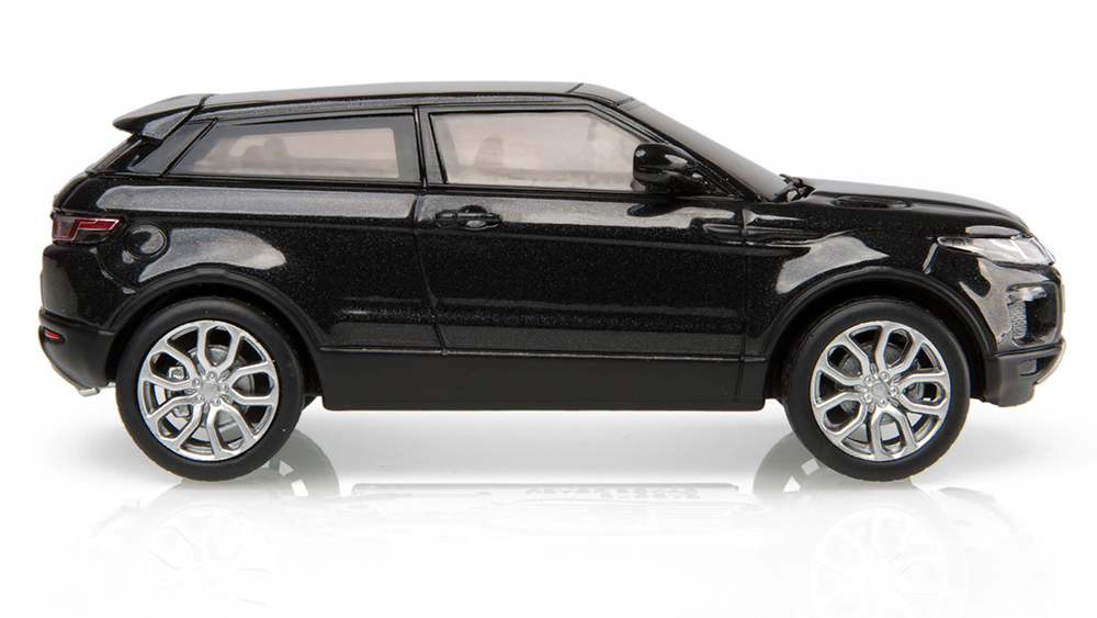 RANGE ROVER EVOQUE 1:43 3-DOOR SCALE MODEL - BLACK | Land Rover Collections