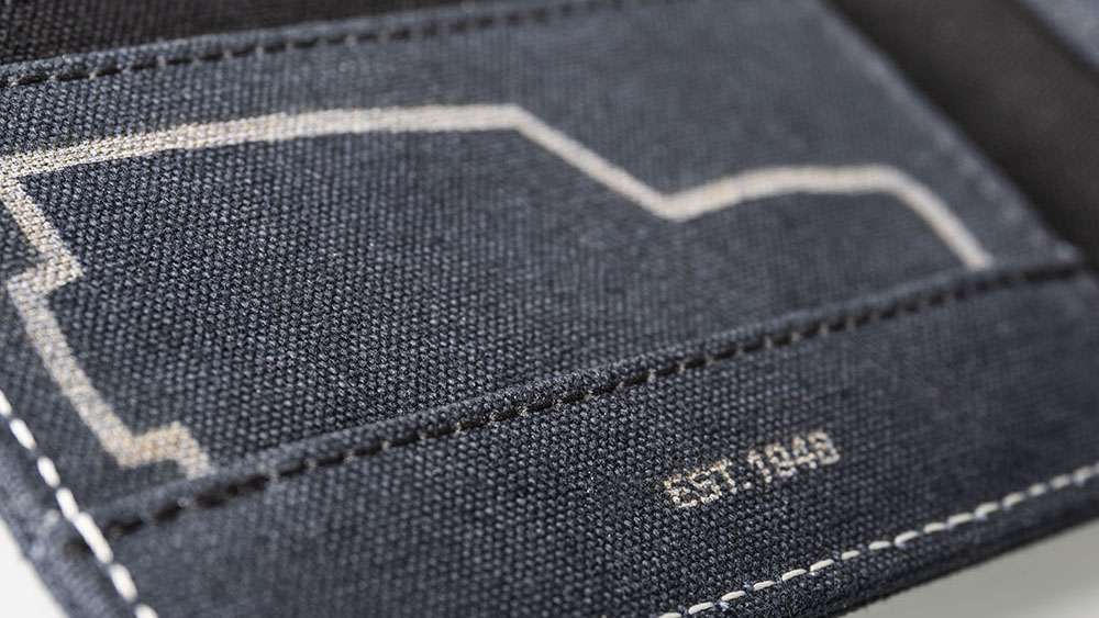 Heritage Canvas Wallet - Navy | Land Rover Collections