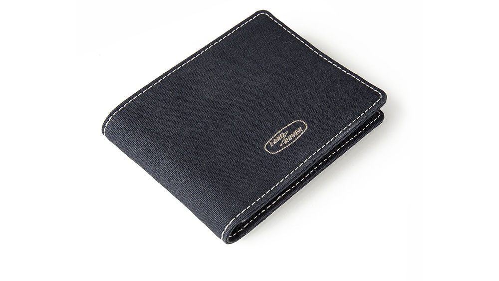 Heritage Canvas Wallet - Navy | Land Rover Collections